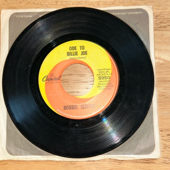Capitol Records | Media | Bobbie Gentry 45 Rpm Vinyl Record | Poshmark